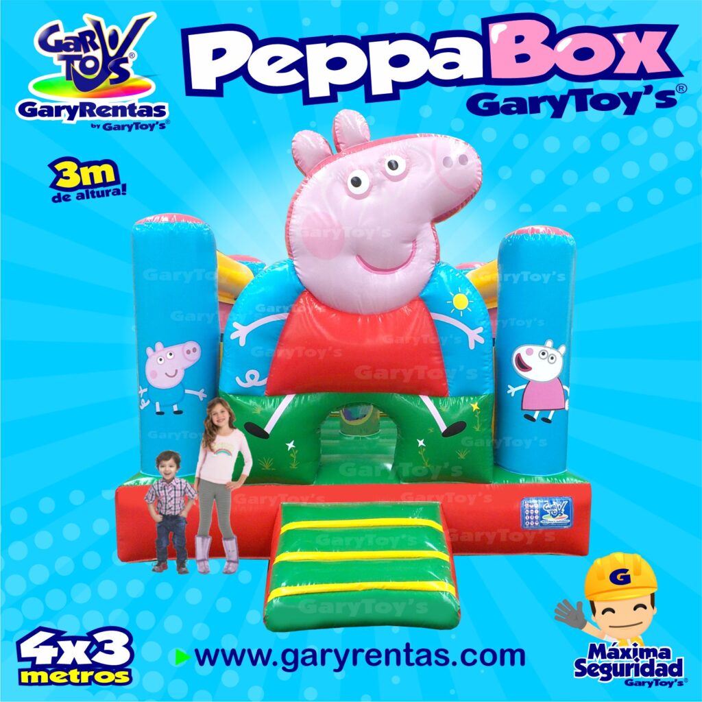 PEPPA BOX – Renta de brincolines | Brincolines en Renta | GaryRentas