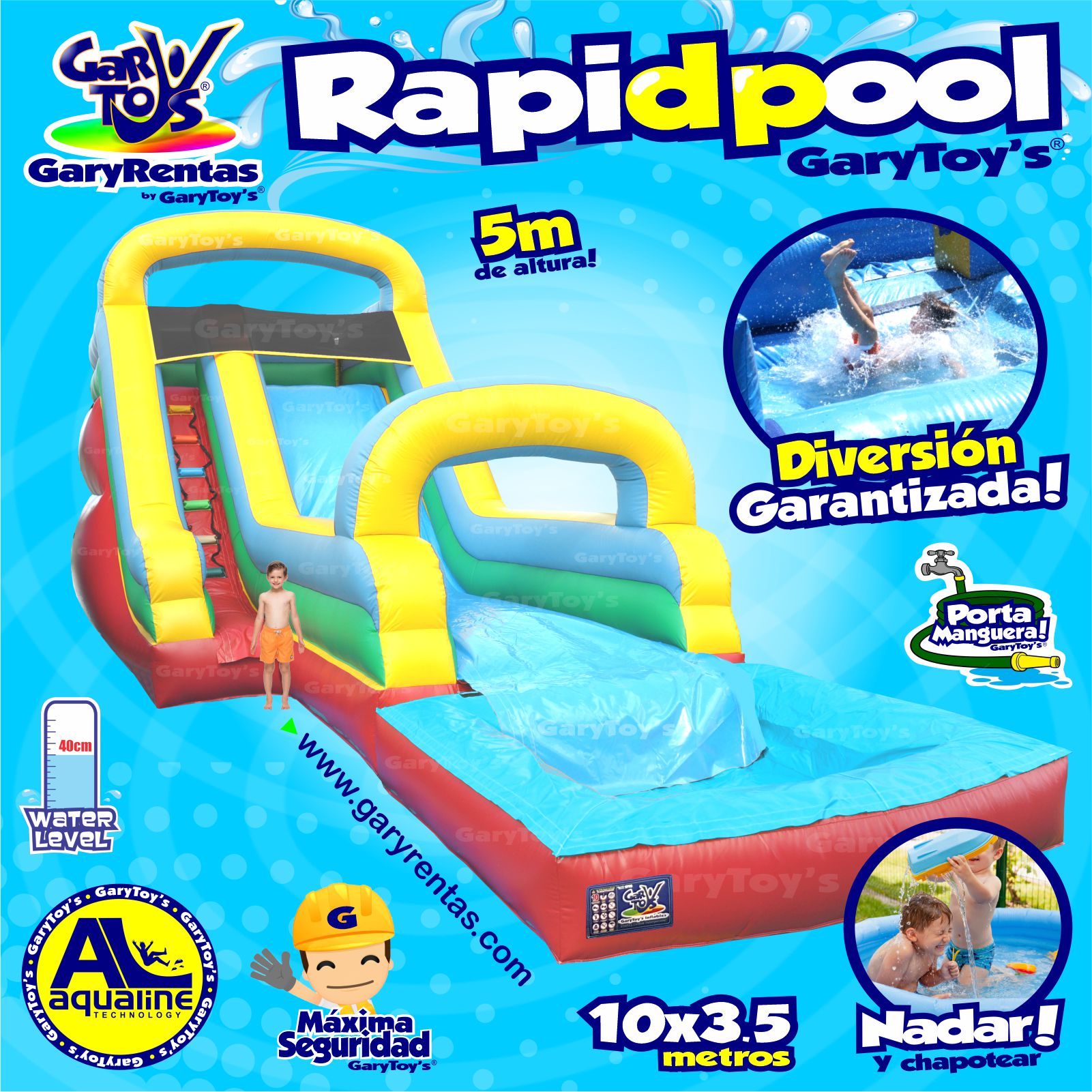 RAPID POOL – Renta de brincolines | Brincolines en Renta | GaryRentas