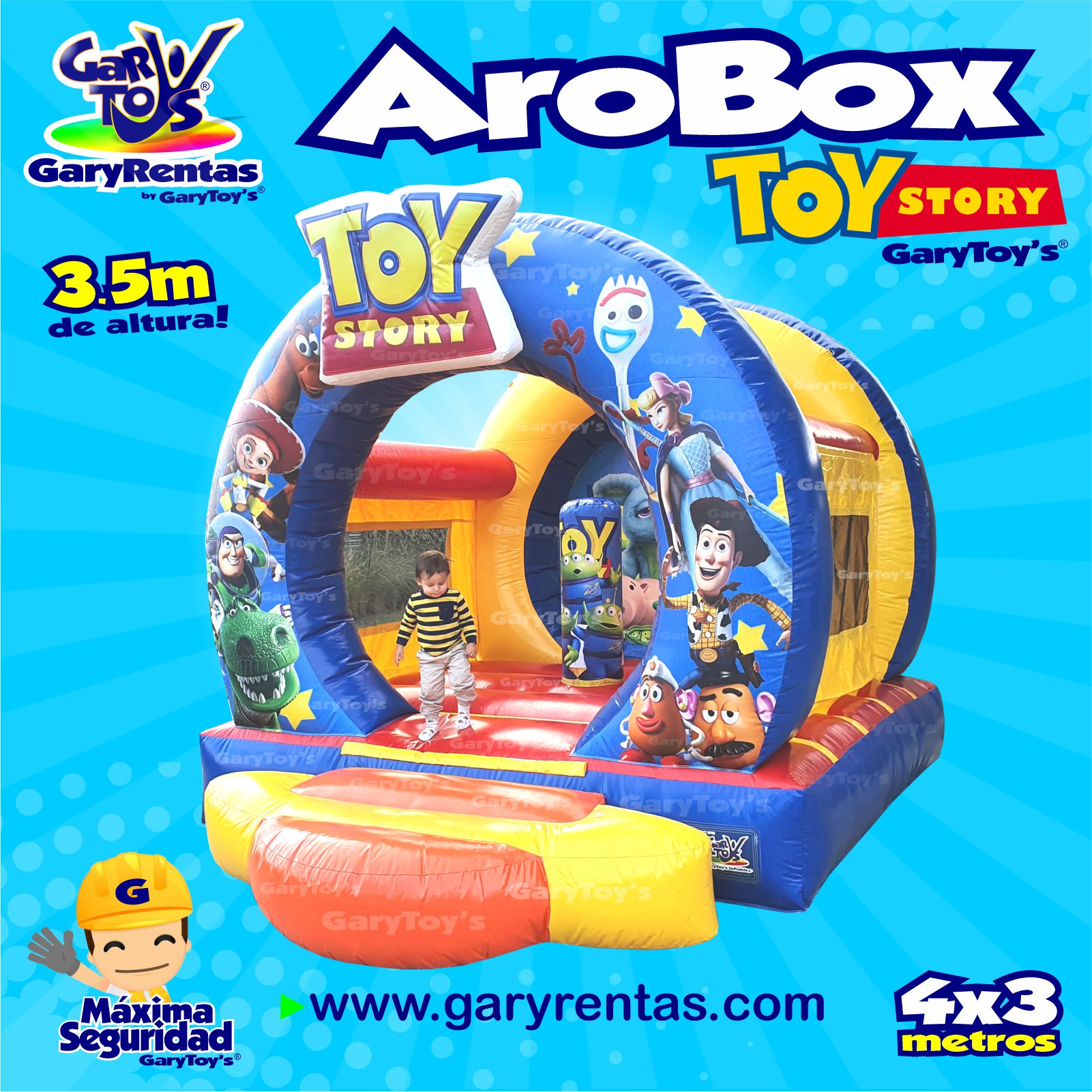 ARO BOX TOY STORY – Renta de brincolines | Brincolines en Renta ...