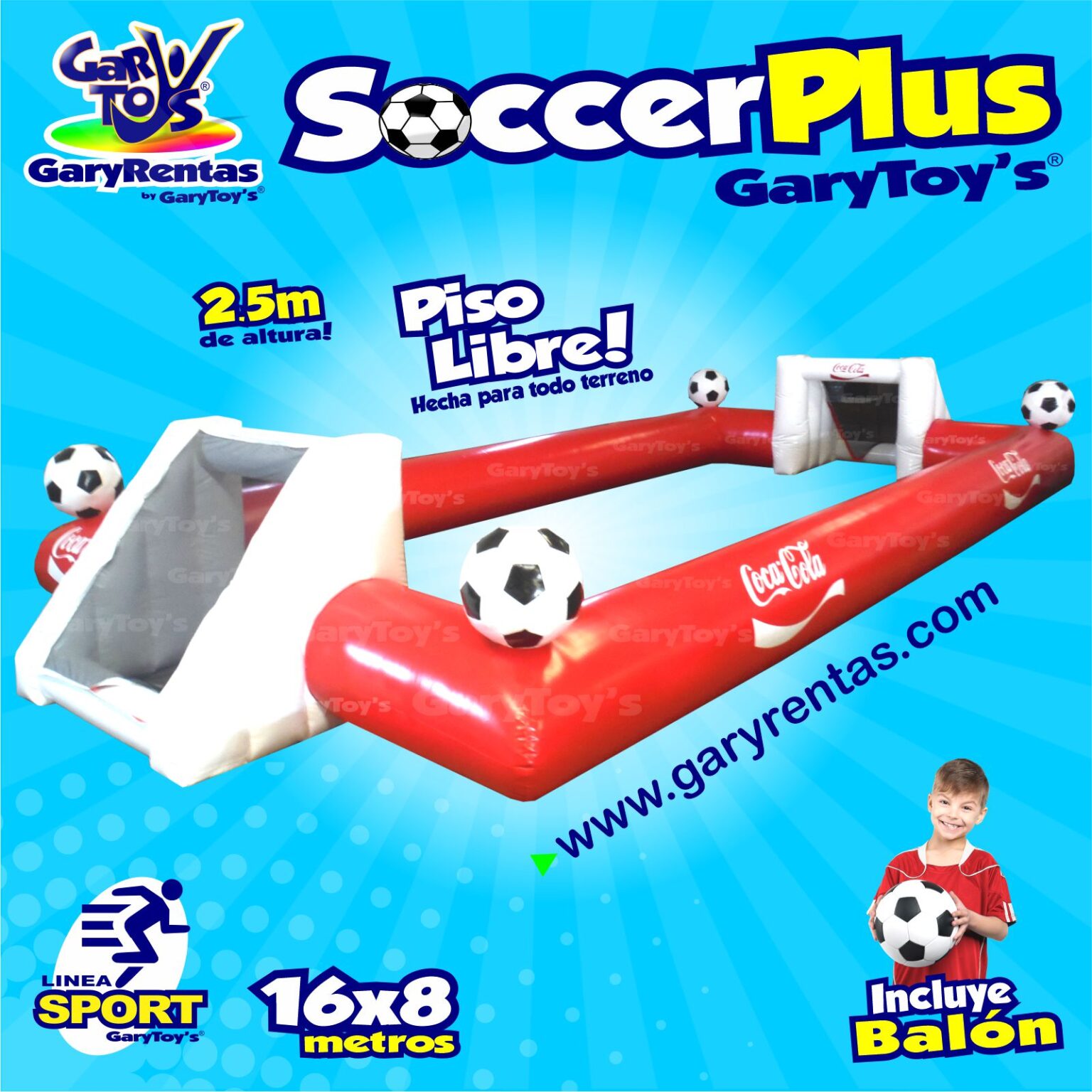 DEPORTIVOS – Renta de brincolines | Brincolines en Renta | GaryRentas