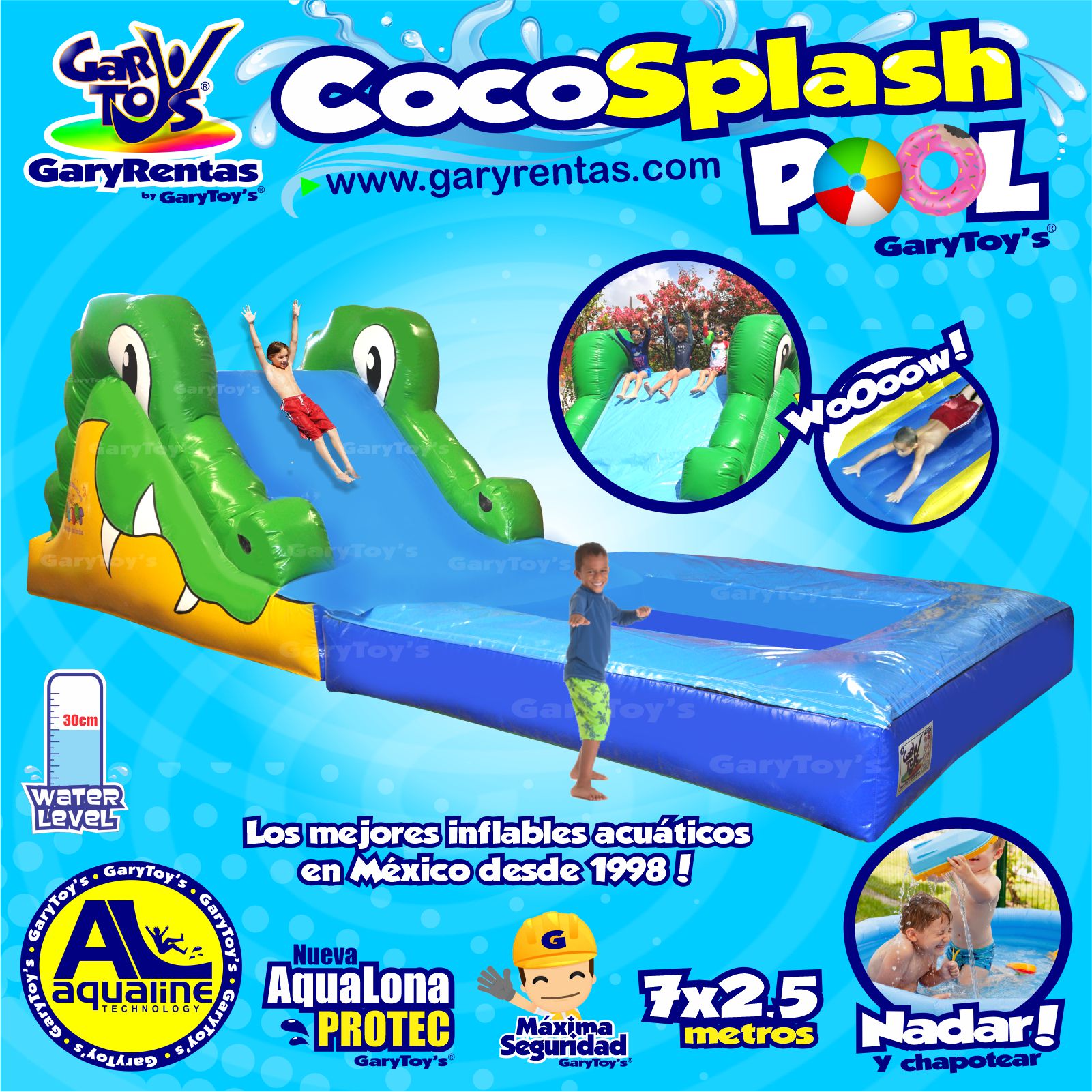 COCO SPLASH POOL – Renta de brincolines | Brincolines en Renta | GaryRentas