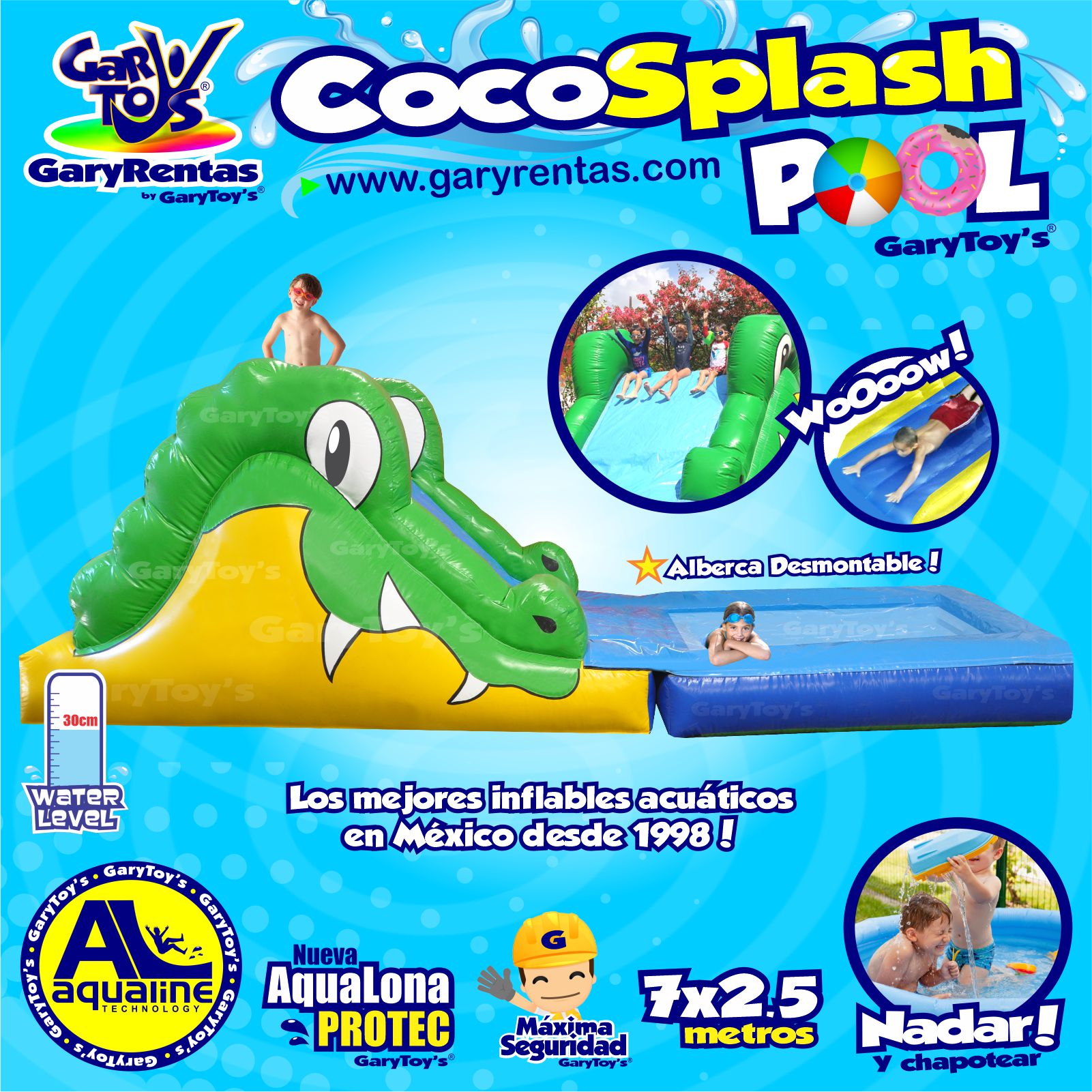 COCO SPLASH POOL – Renta de brincolines | Brincolines en Renta | GaryRentas